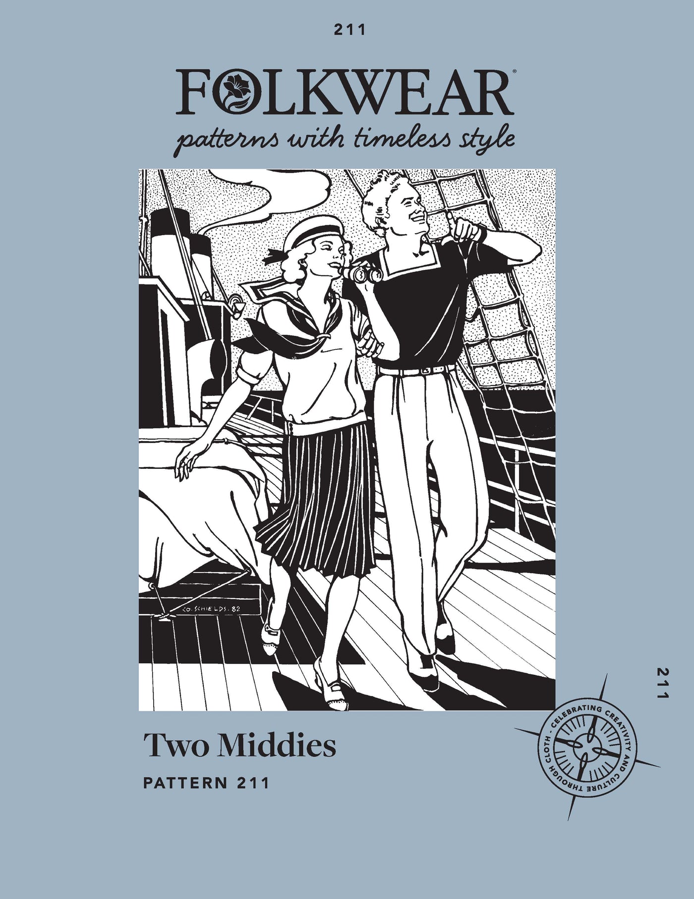 Folkwear 211 Middy Blouse Sew Along: Day One
