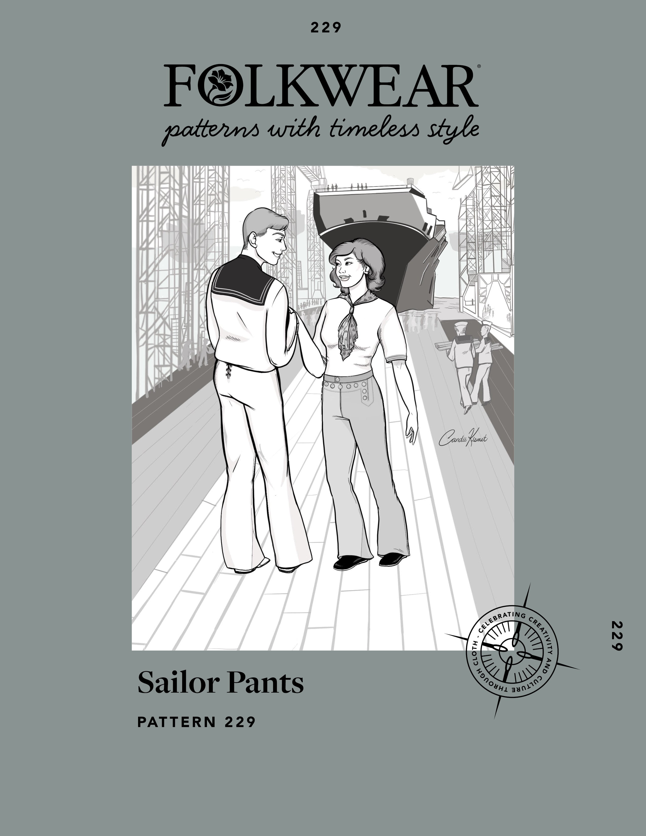 229 Sailor Pant Sew Along: Day One - Folkwear