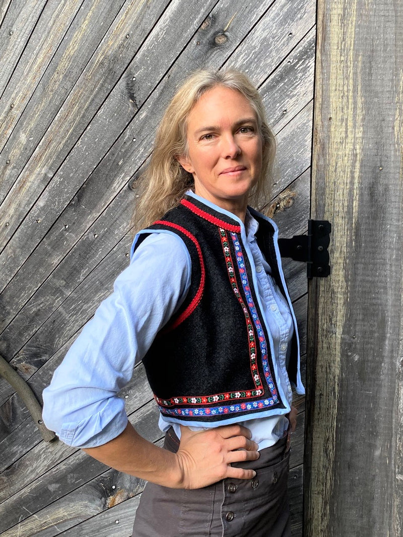 Options for Making the Short Greek Vest - Folkwear