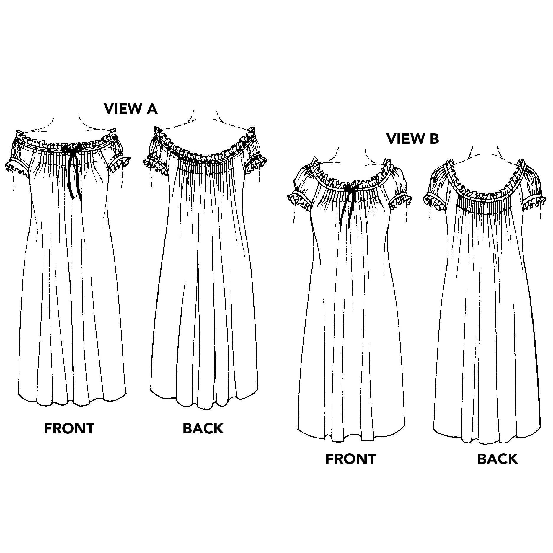 223 A Lady's Chemise - Folkwear