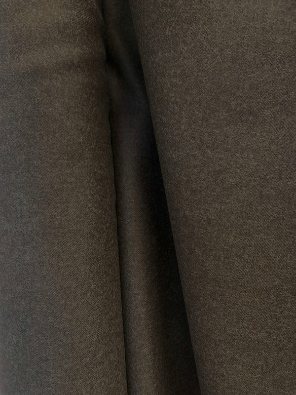 Italian Designer Wool Flannel - Brown - Folkwear