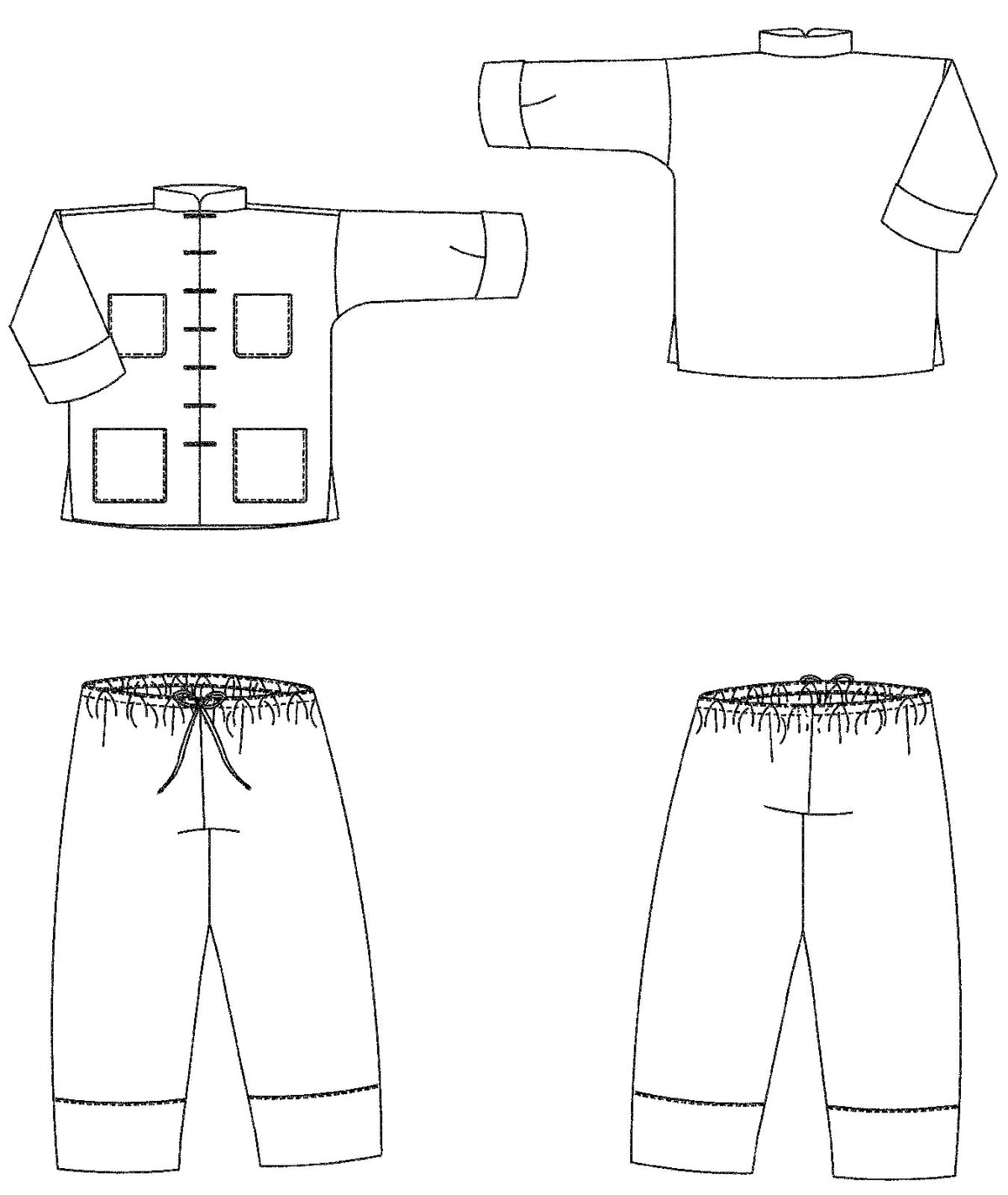 145 Chinese Pajamas - Folkwear