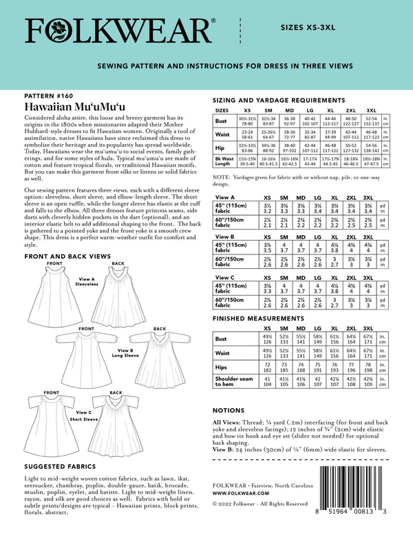 Folkwear Sewing Patterns